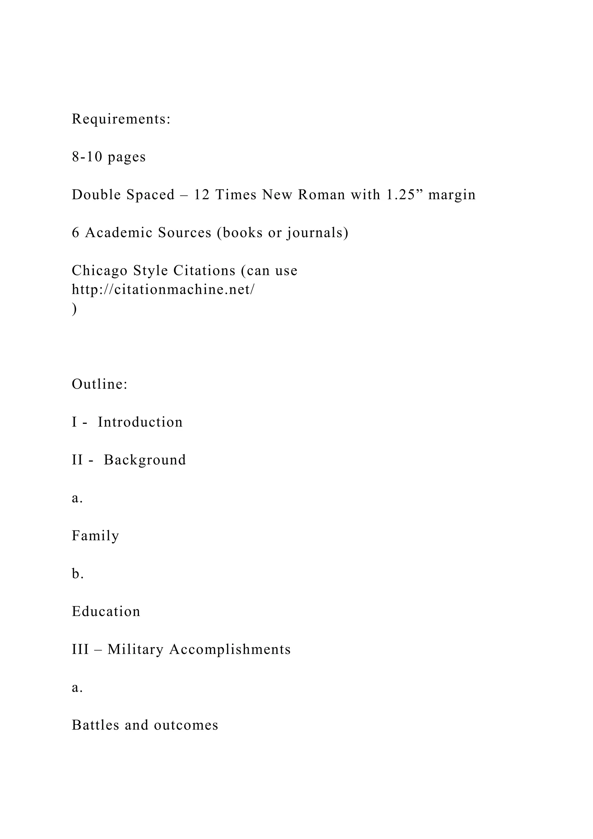 Requirements8-10 pagesDouble Spaced – 12 Times New Roman .docx