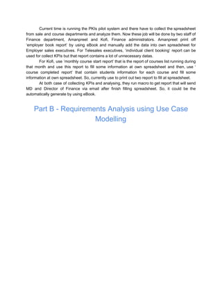 Requirements analysis | PDF