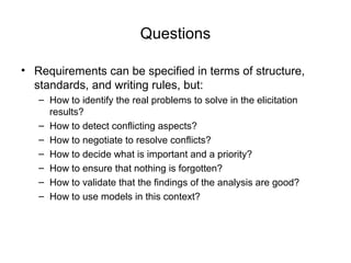 Requirements analysis lecture | PPT