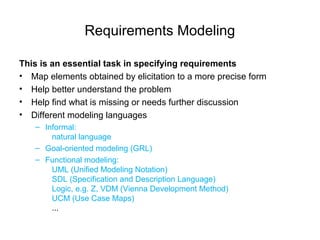 Requirements analysis lecture | PPT
