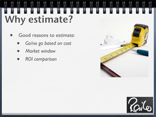 Requirements and estimating | PPT