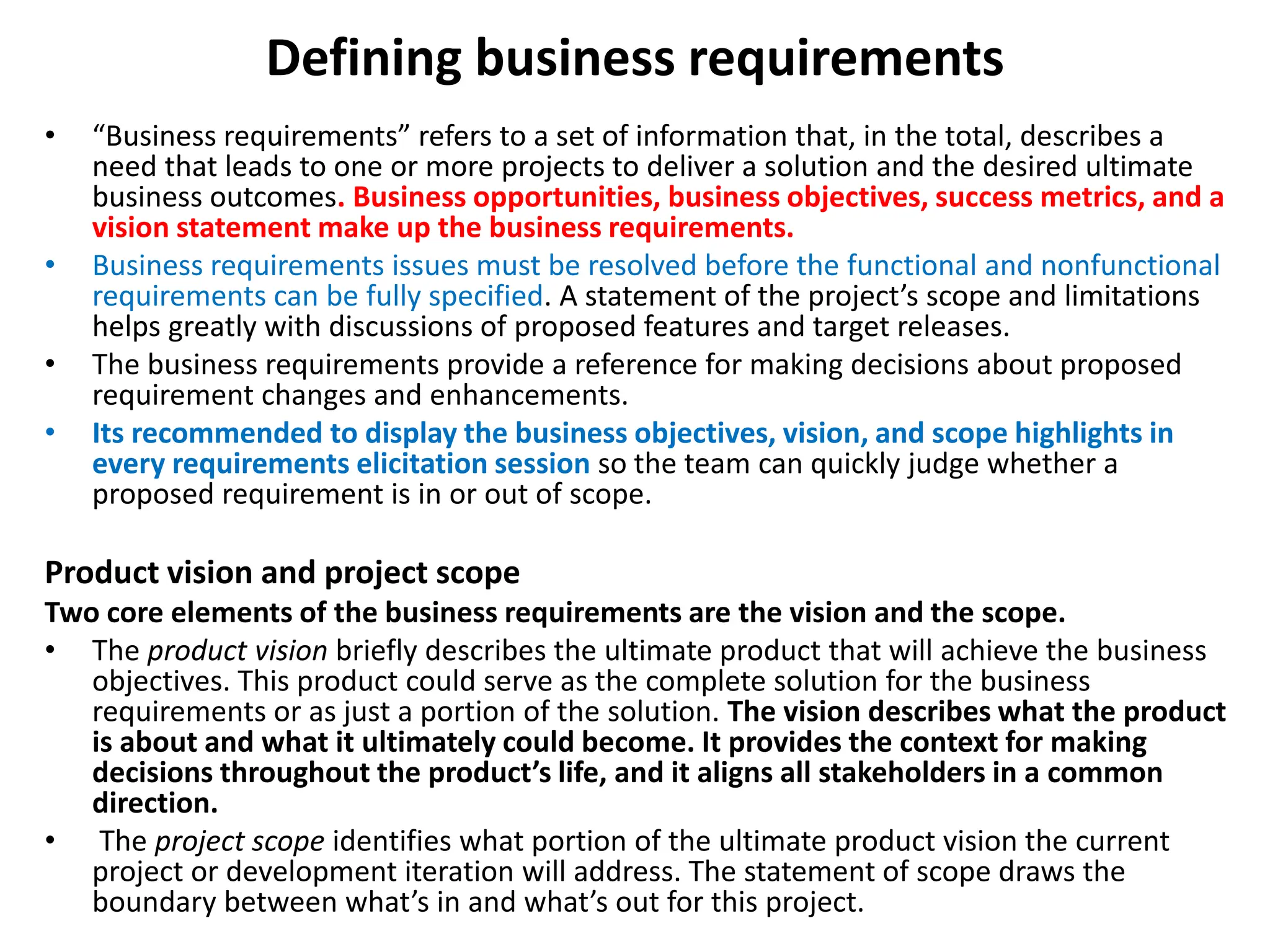 Software Requirements development | PPTX
