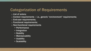 Requirements document for big data use cases | PPTX