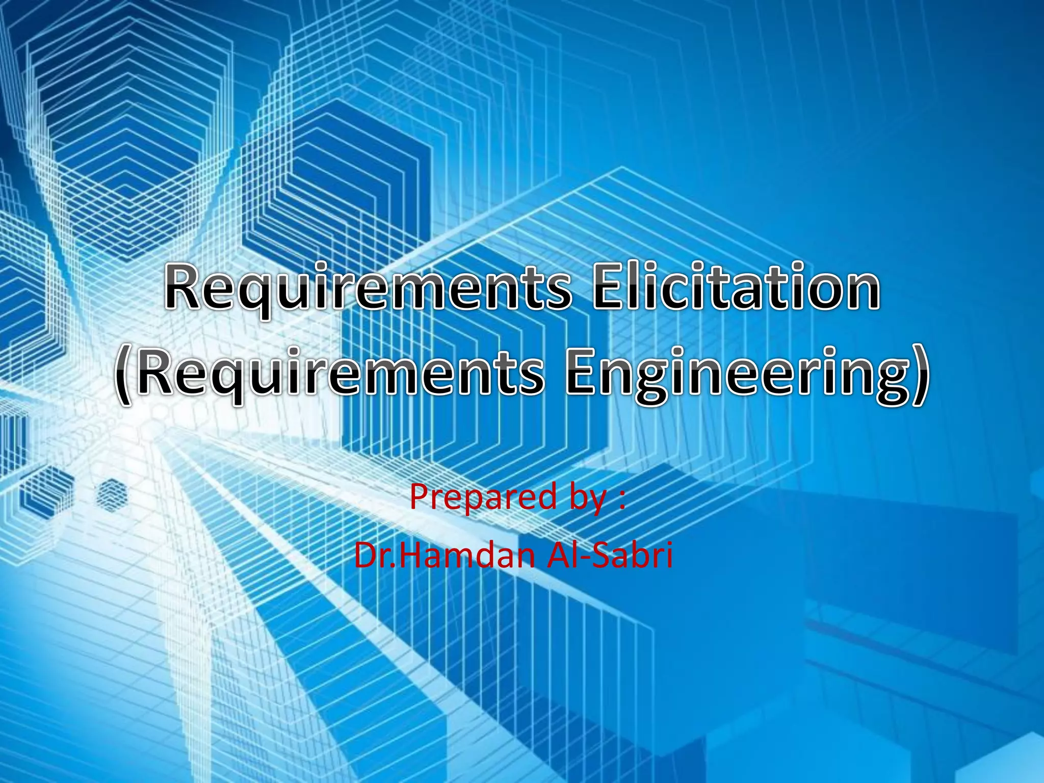 Requirements elicitation requirements engineering | PPT