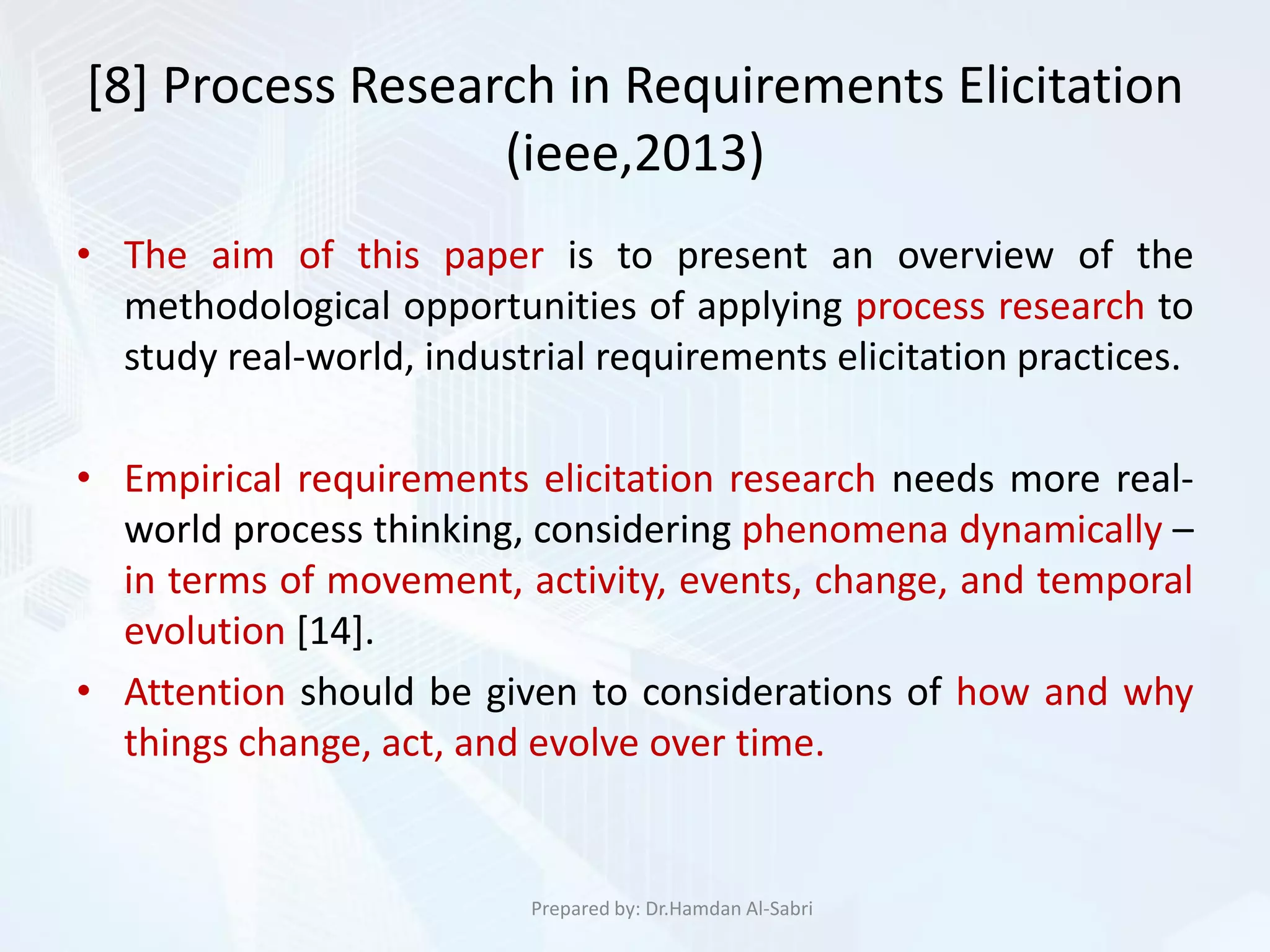 Requirements elicitation requirements engineering | PPT