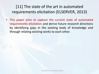 Requirements elicitation requirements engineering | PPT