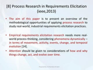 Requirements elicitation requirements engineering | PPT
