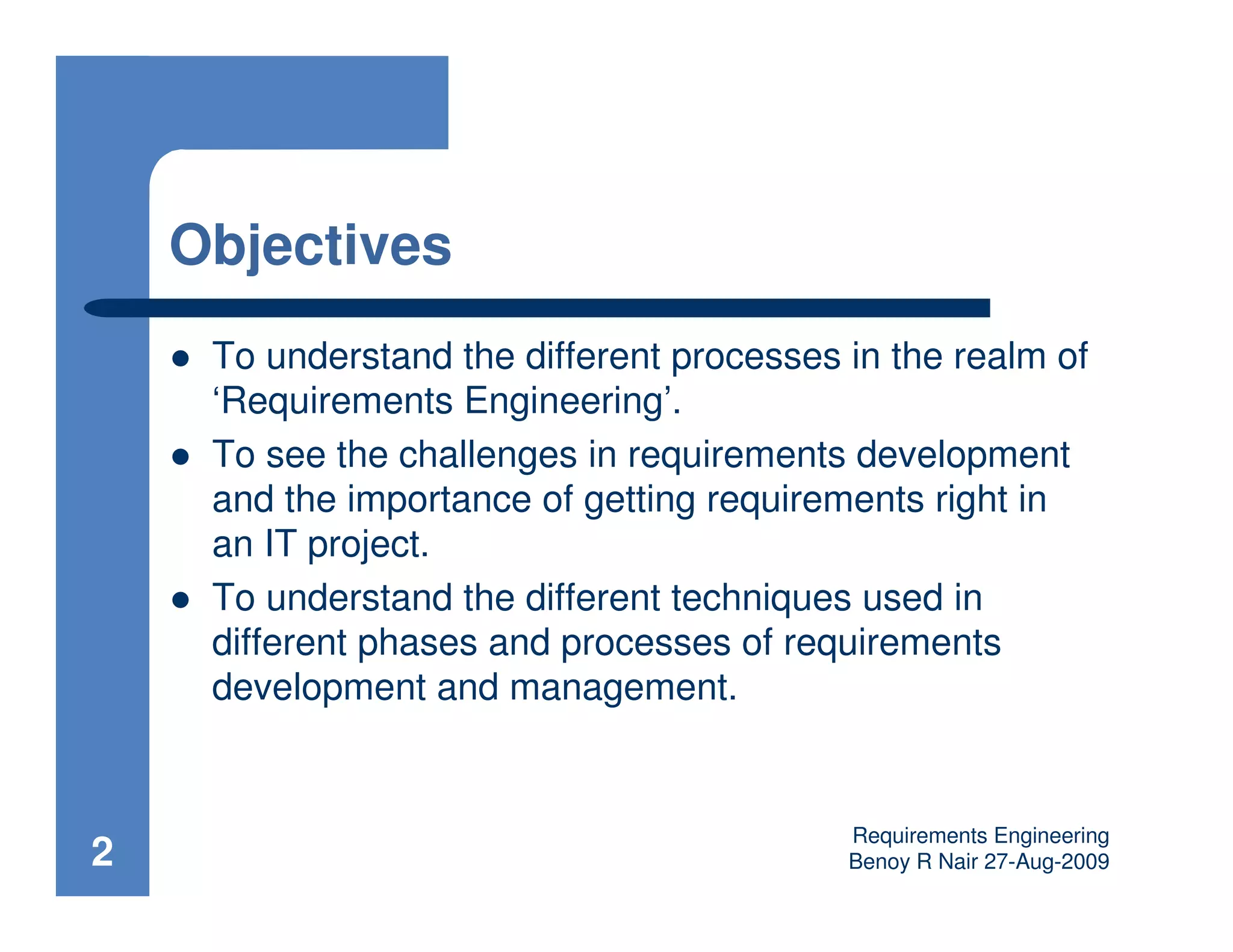 Requirements Engineering | PDF