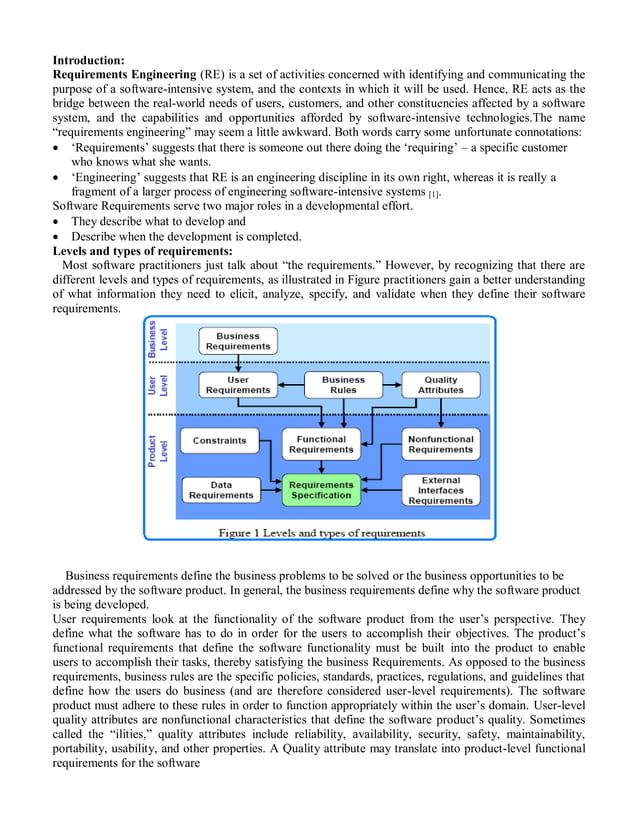 Requirements engineering | PDF