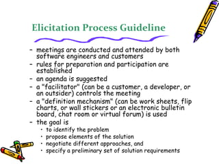 Requirements engineering process in software engineering | PPT