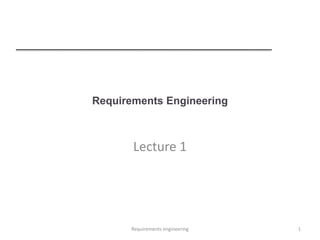 Requirements engineering | PPT