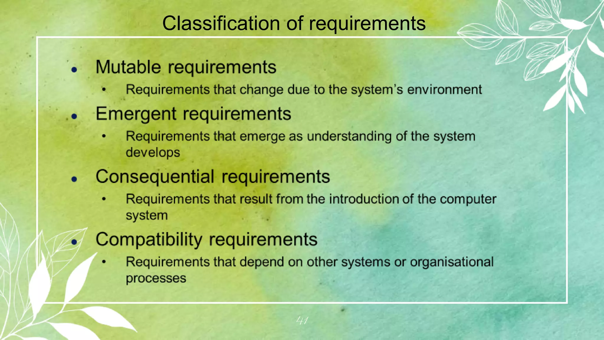 Requirements engineering | PPT