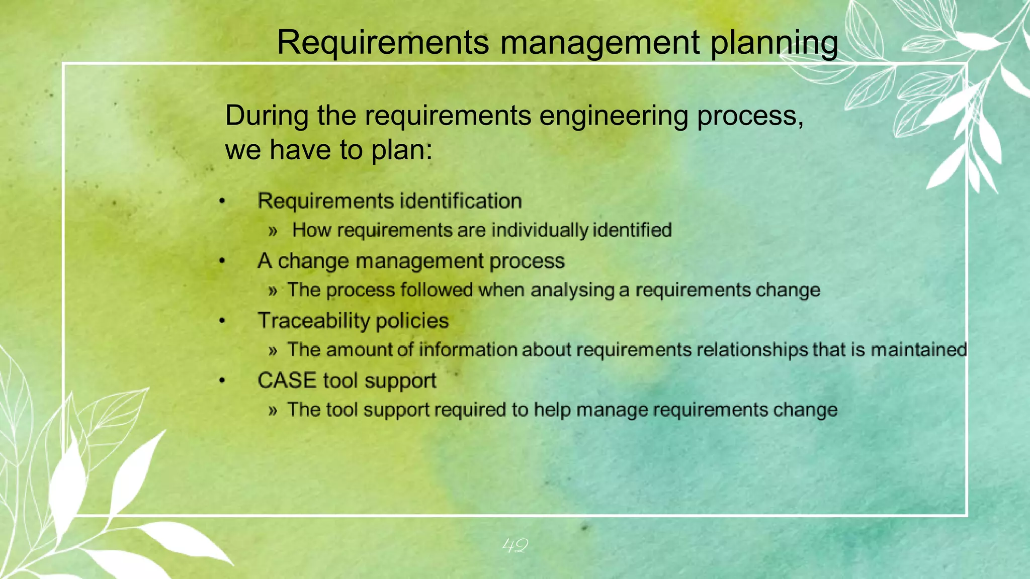 Requirements engineering | PPT