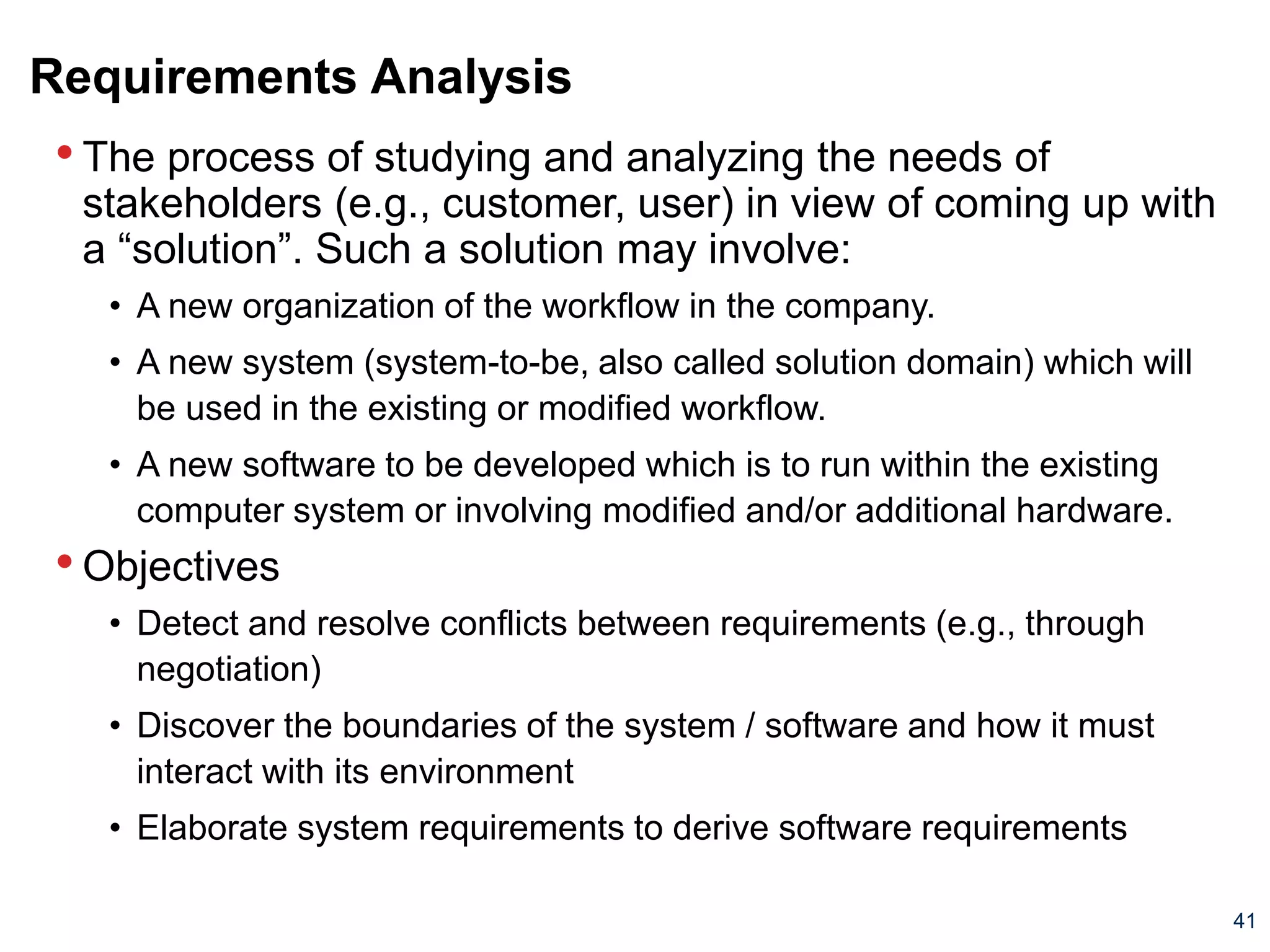 Software Requirements engineering | PPT