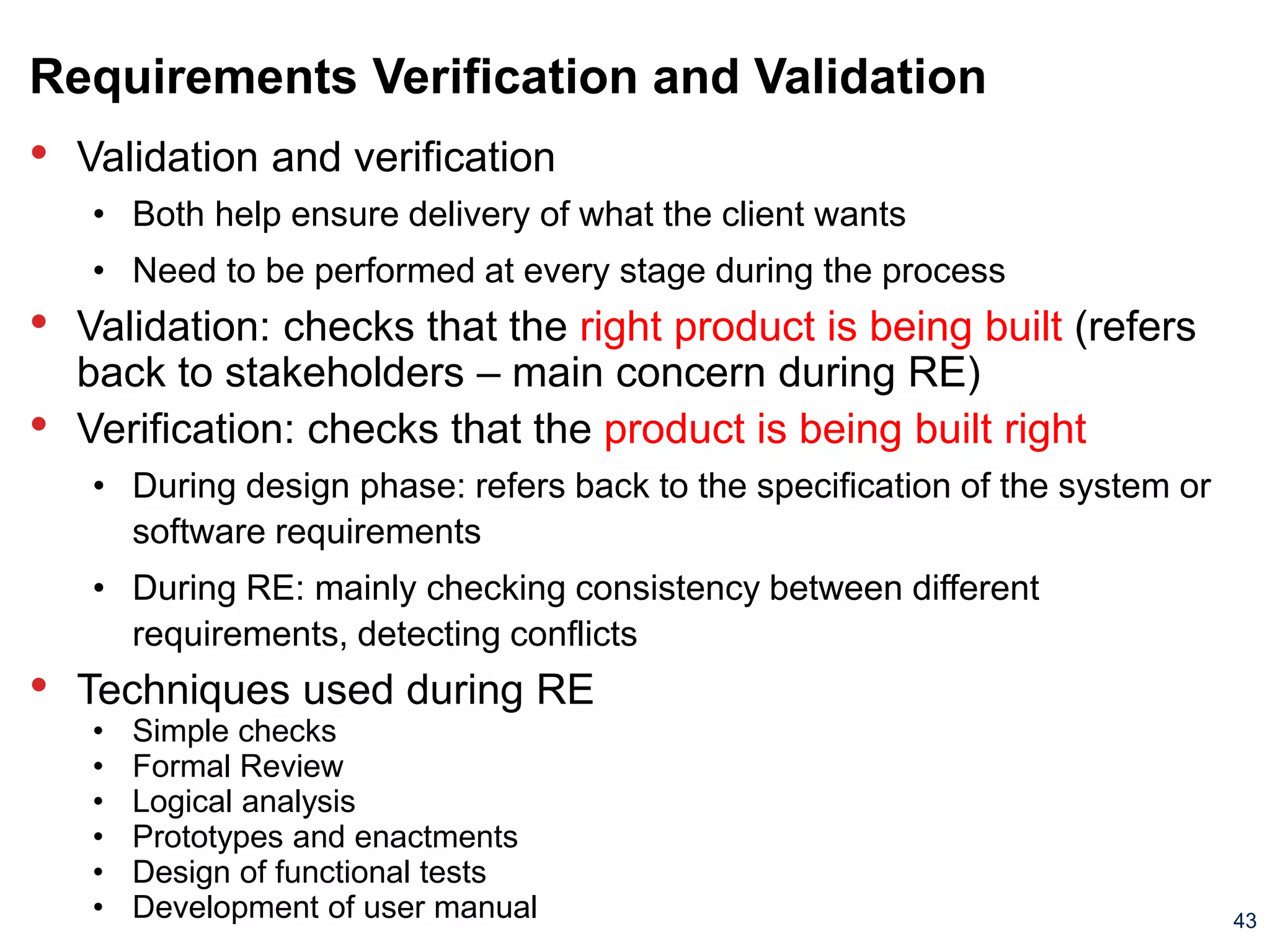 Software Requirements engineering | PPT