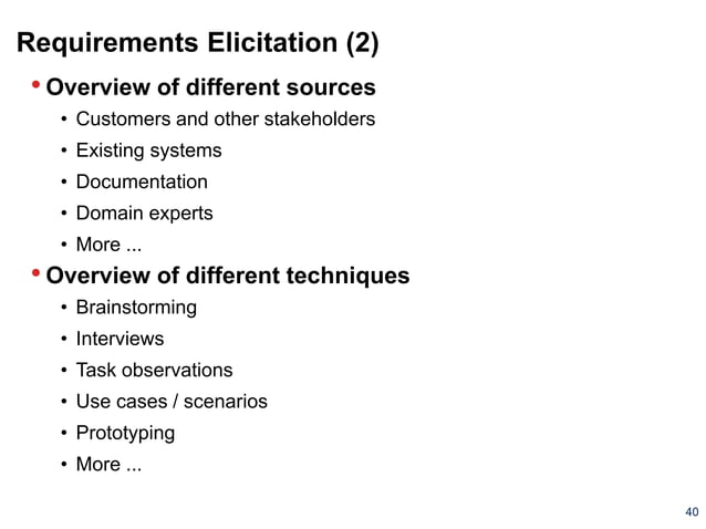 Software Requirements engineering | PPT | Computing | Technology & Computing