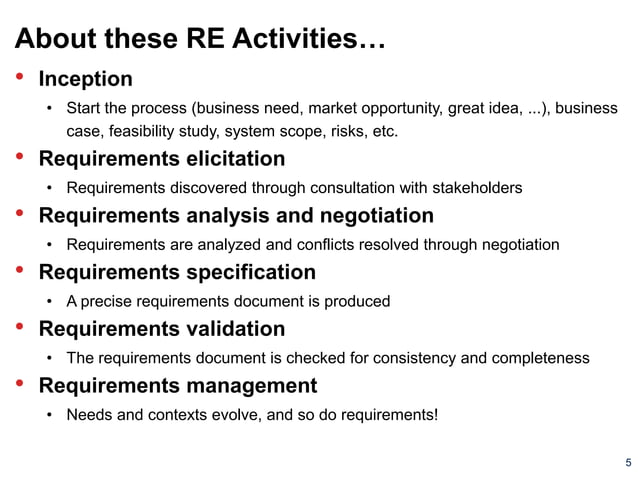 Software Requirements engineering | PPT | Computing | Technology & Computing