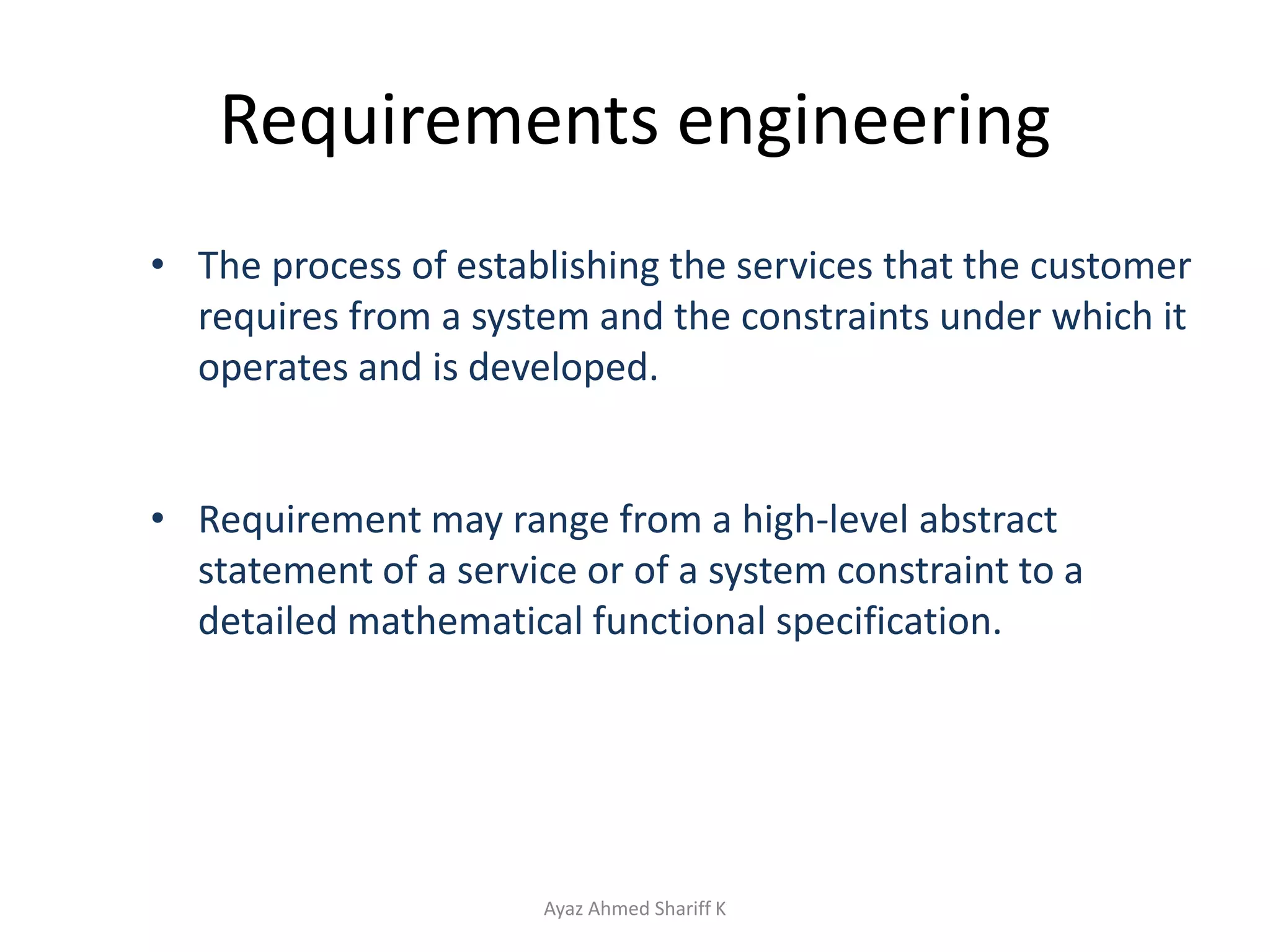 Requirements engineering | PPT