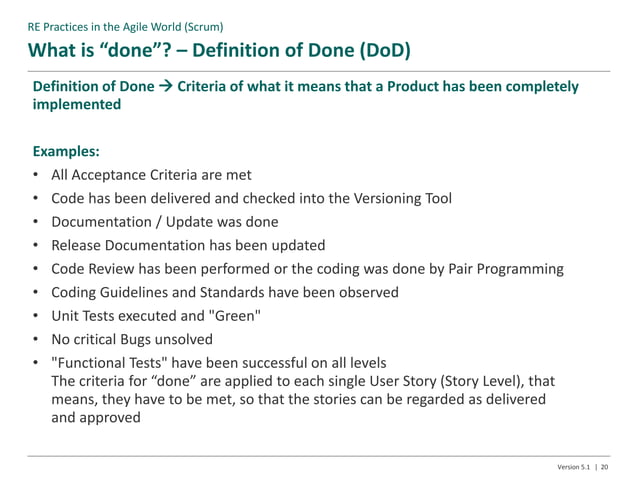 Requirements Engineering @ Agile | PPT
