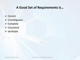 Requirements engineering as a structured process | PDF