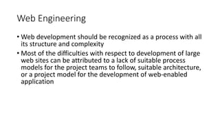Requirements engineering for web-based information system | PPTX