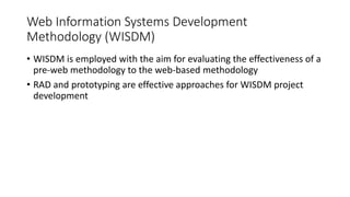 Requirements engineering for web-based information system | PPTX