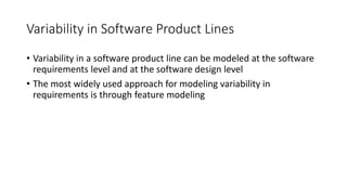Requirements engineering for product lines | PPT