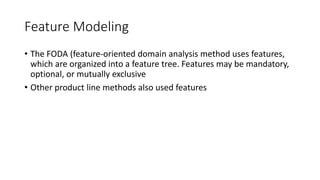 Requirements engineering for product lines | PPT