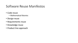 Requirements engineering for product lines | PPT