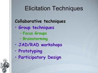 Requirements engineering iii | PPT