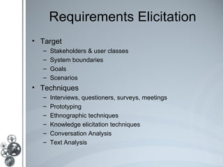 Requirements engineering iii | PPT