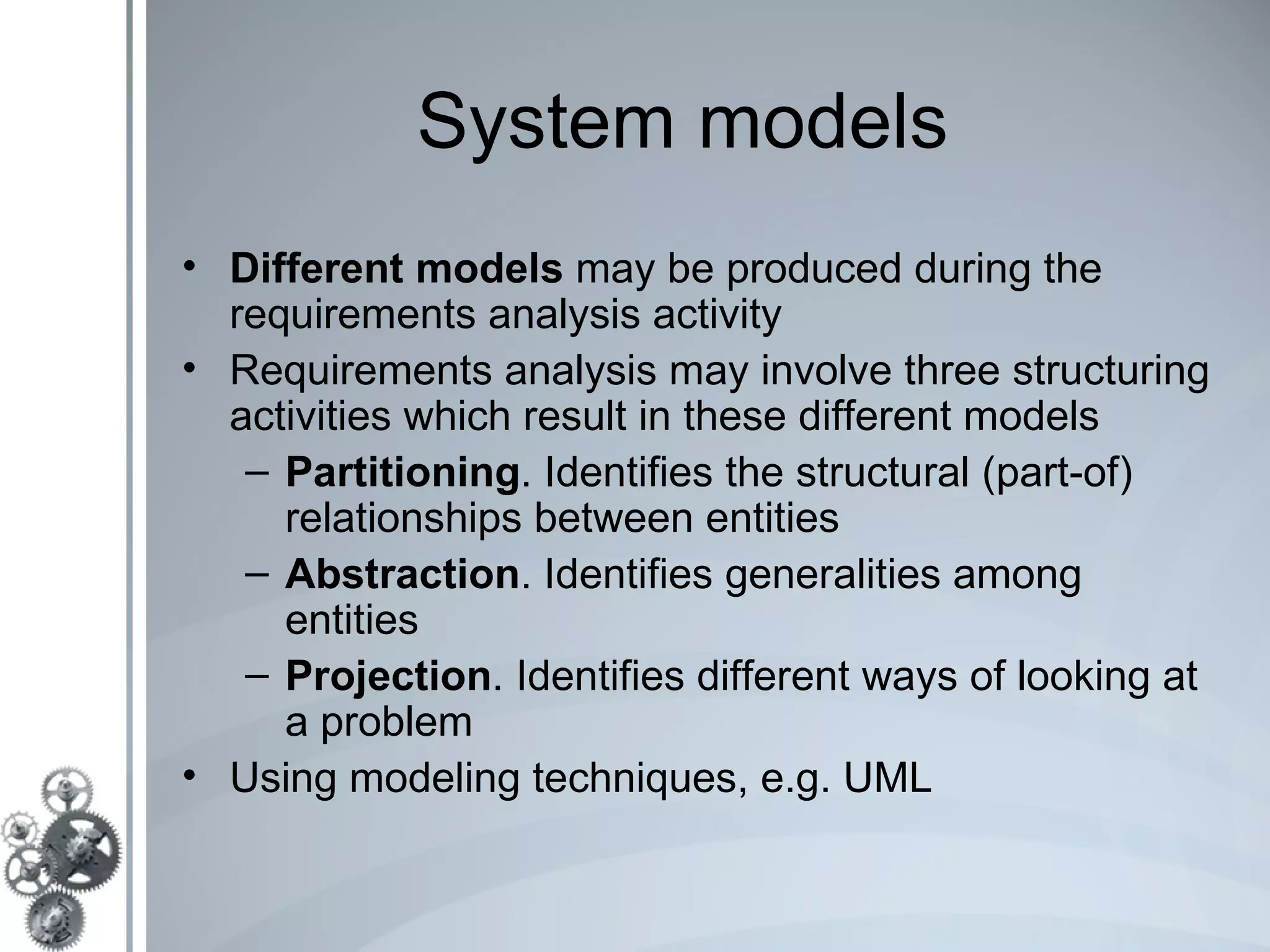 Requirements engineering iv | PPT