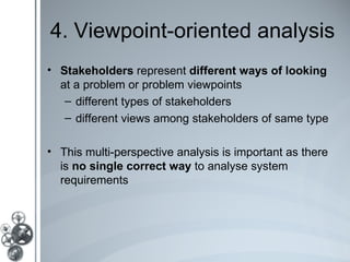 Requirements engineering iv | PPT