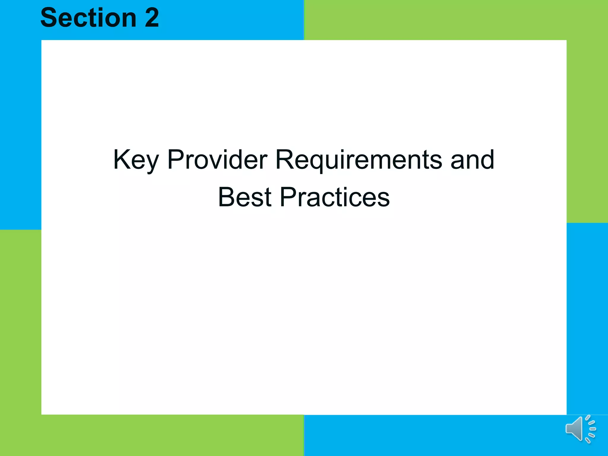 Requirements for all waiver providers | PPTX