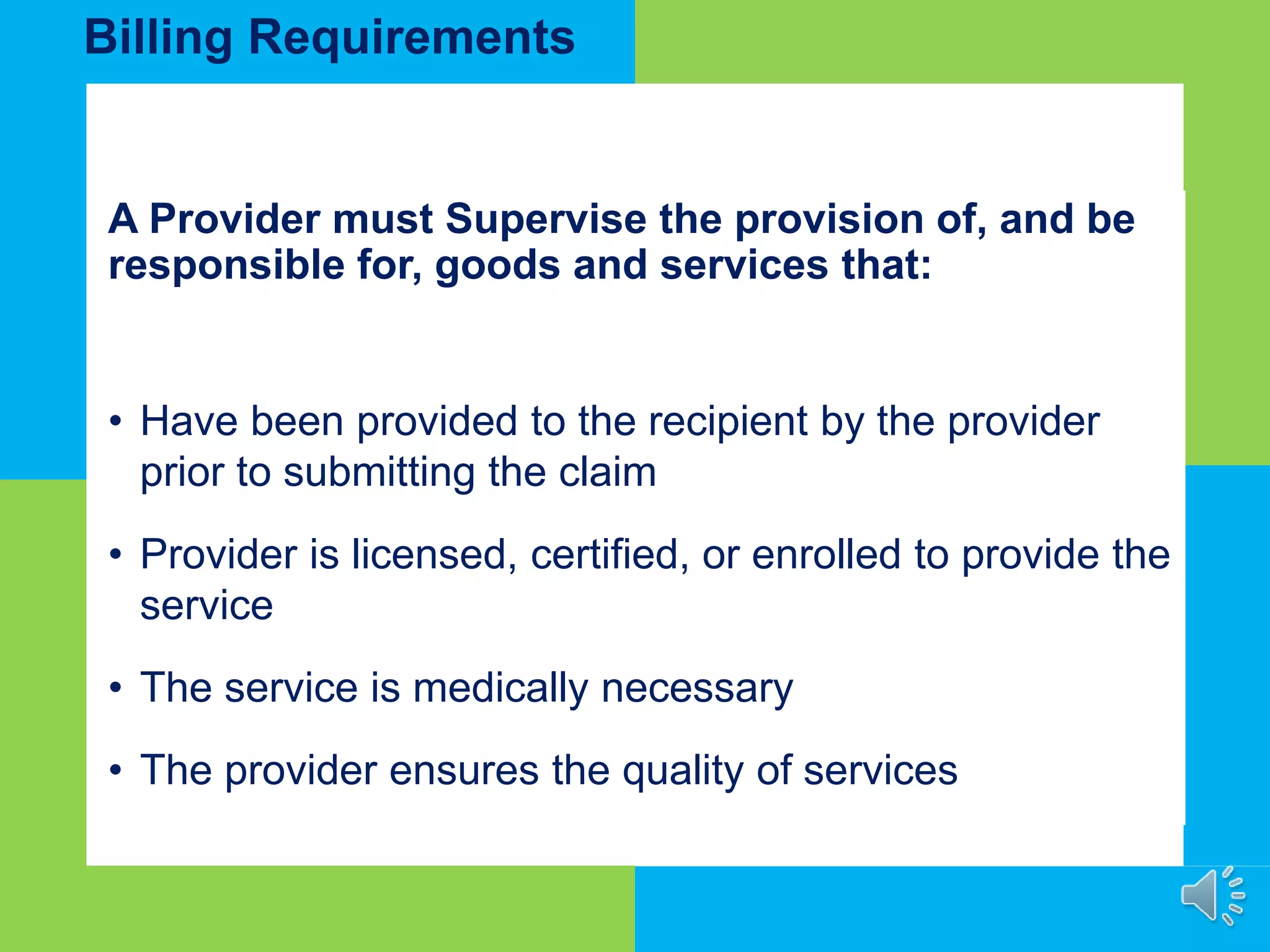 Requirements for all waiver providers | PPTX