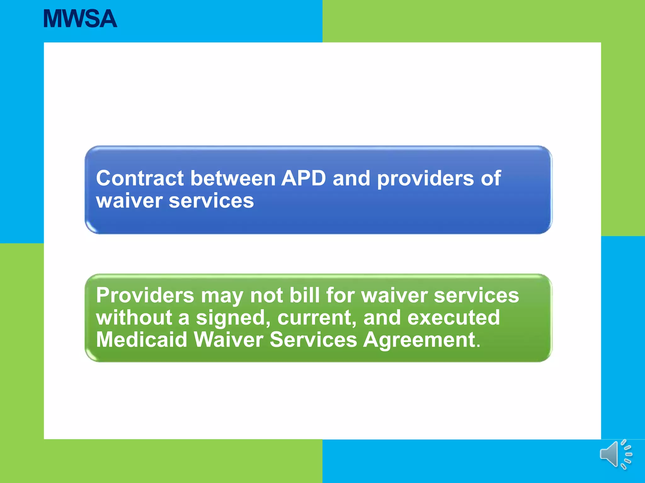 Requirements for all waiver providers | PPTX