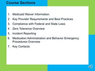 Requirements for all waiver providers | PPTX