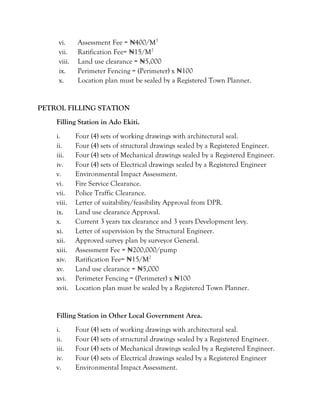 REQUIREMENTS FOR BUILDING PLAN APPROVAL | PDF