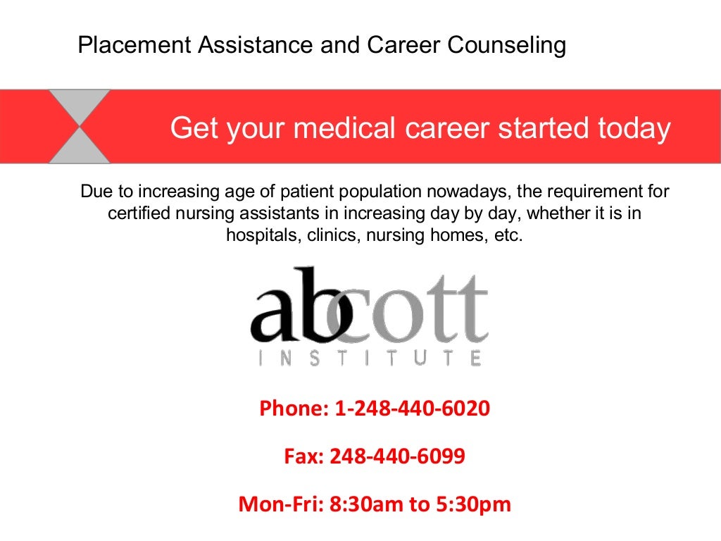 Cna Certification Requirements Abcott