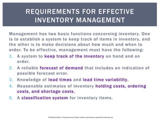 Requirements for effective inventory management.pptx