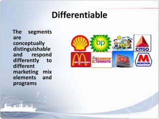 What are the requirements for Effective Segmentation? | PPT