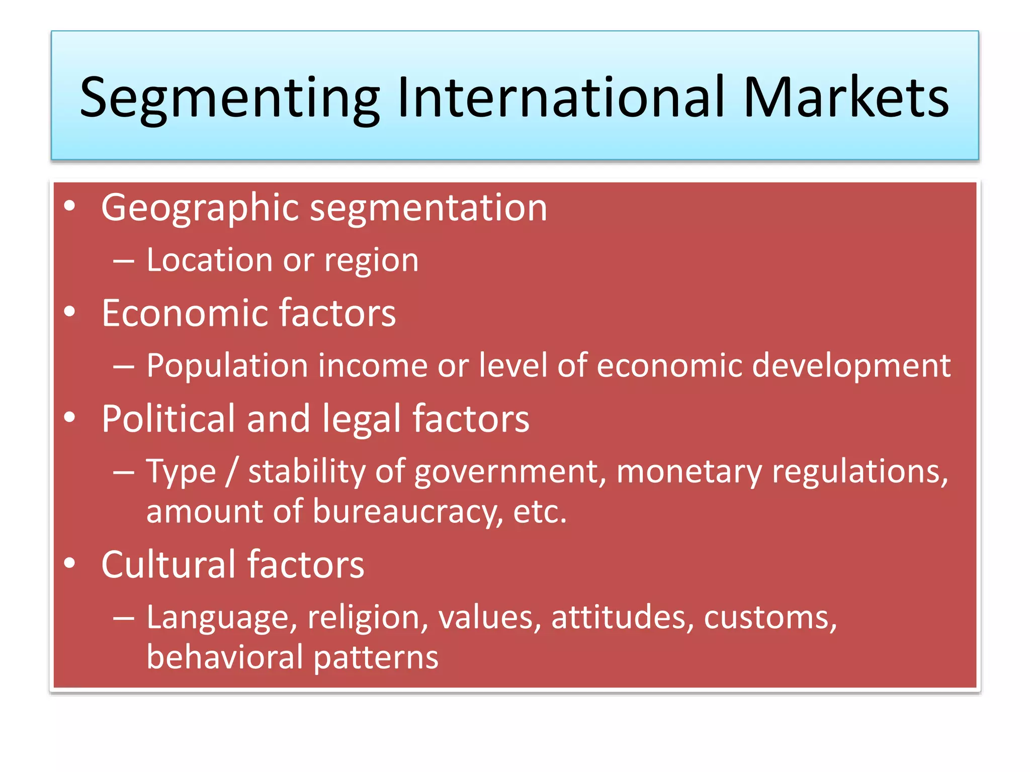 Requirements for effective segmentation | PPTX