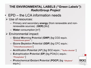 Requirements for EPD's final | PDF