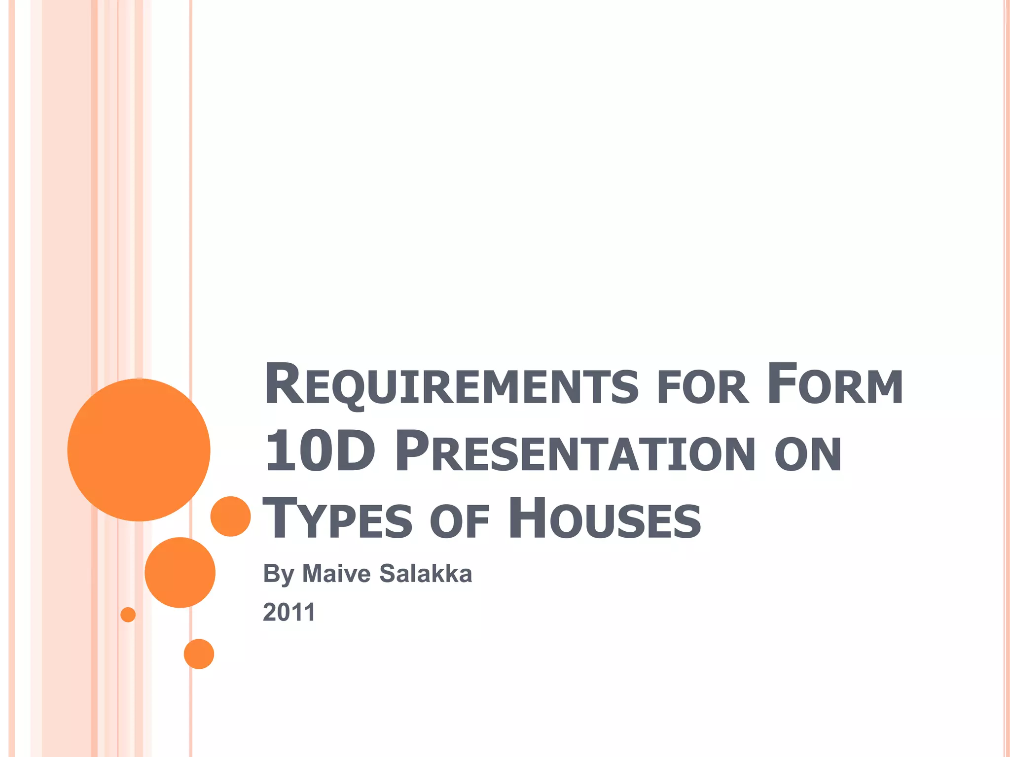 Requirements for form 10 d presentation on types of | PPTX