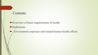 Requirements For Health Environment And Housing.pptx