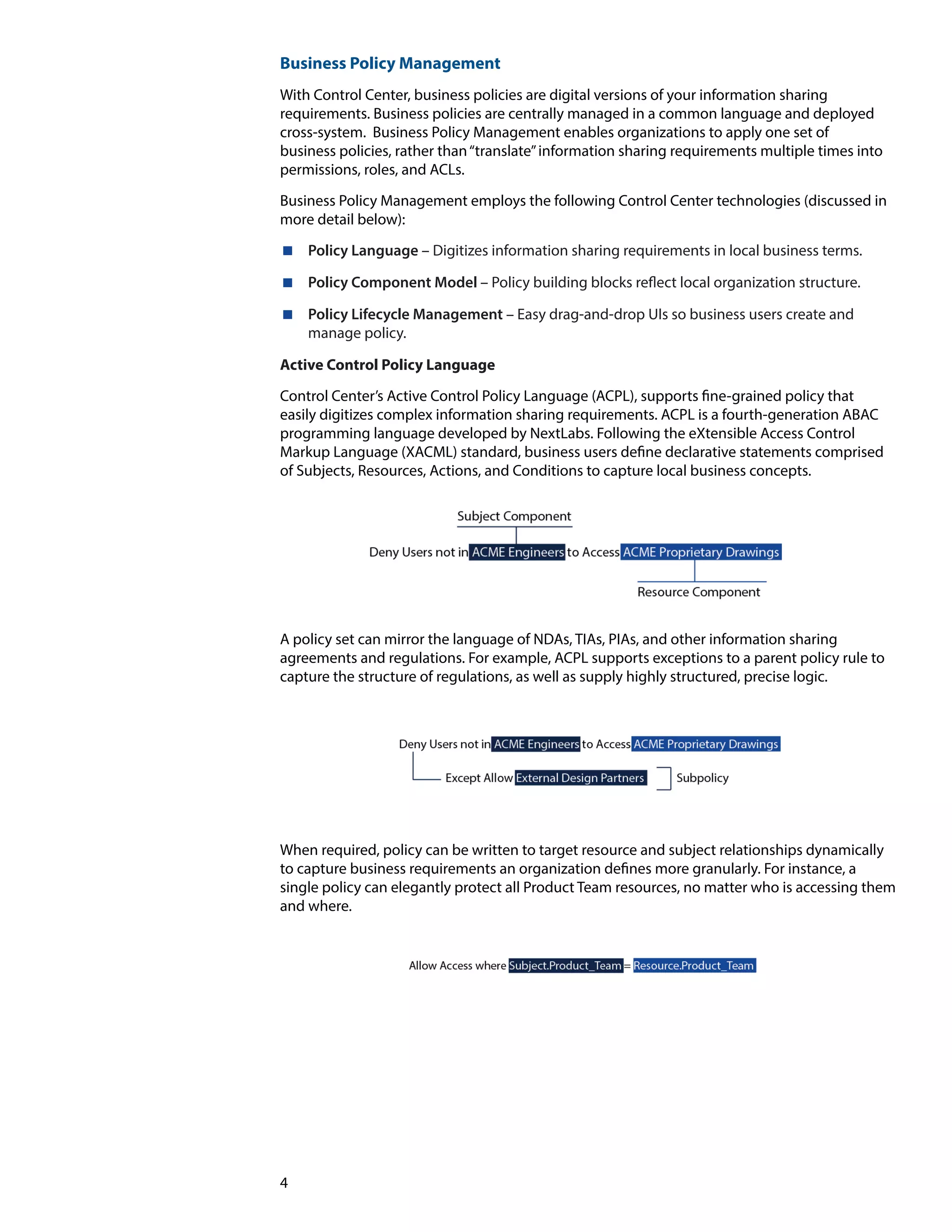 Requirements for Implementing Data-Centric ABAC | PDF