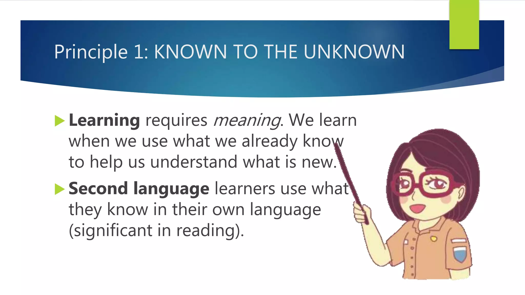 Requirements for principles of teaching 2 | PPT