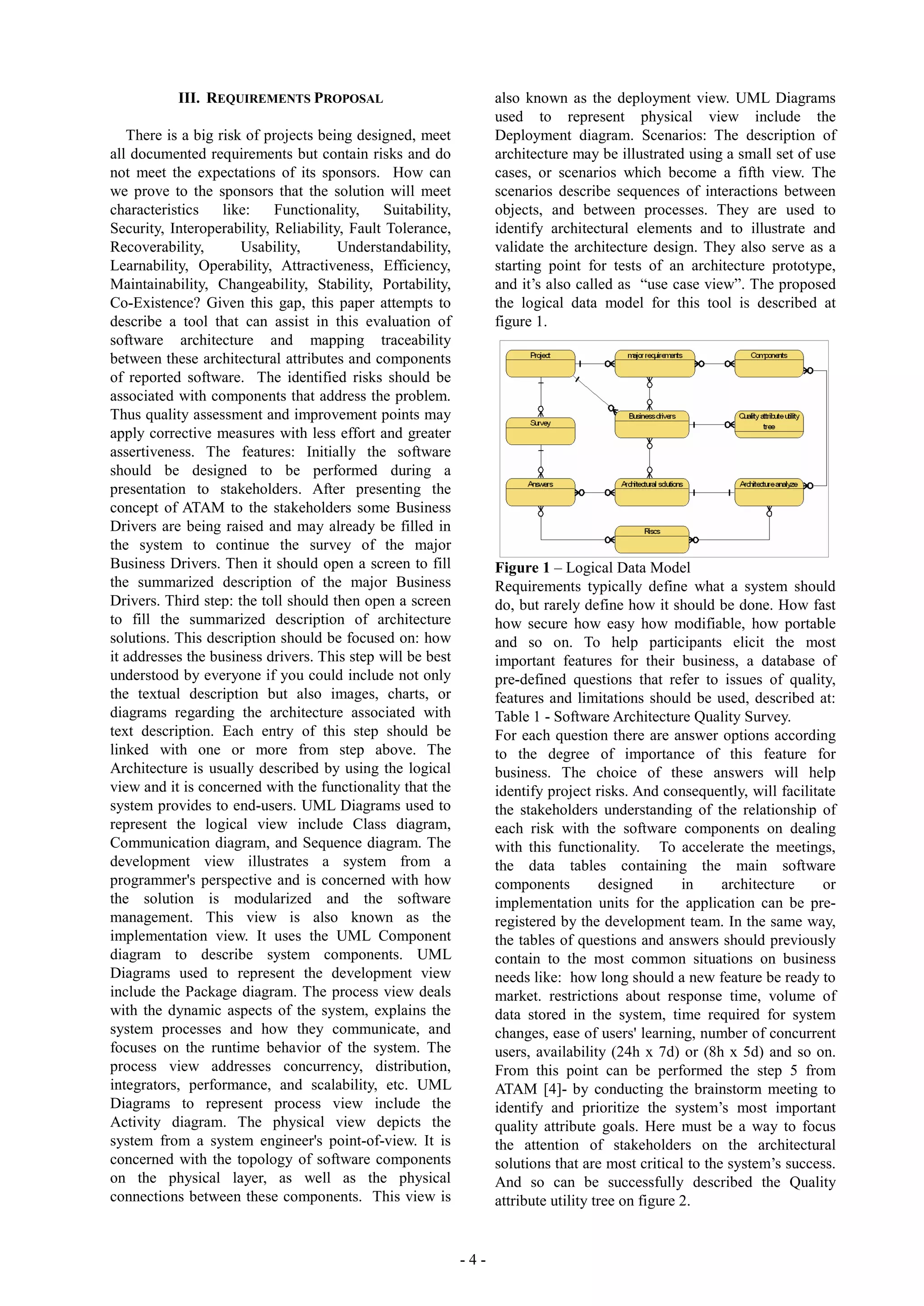 Requirements for quality evaluation of software architecture | PDF | Computer Software and ...