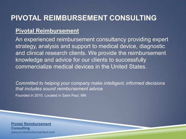 Requirements for reimbursement of new medical devices | PPT