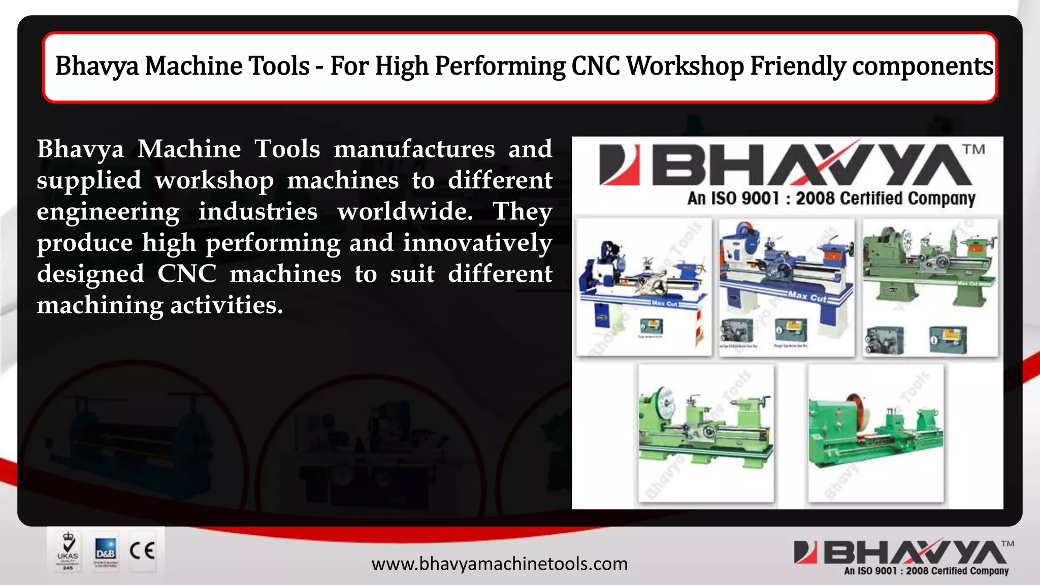 CNC workshop Machineries | PPTX